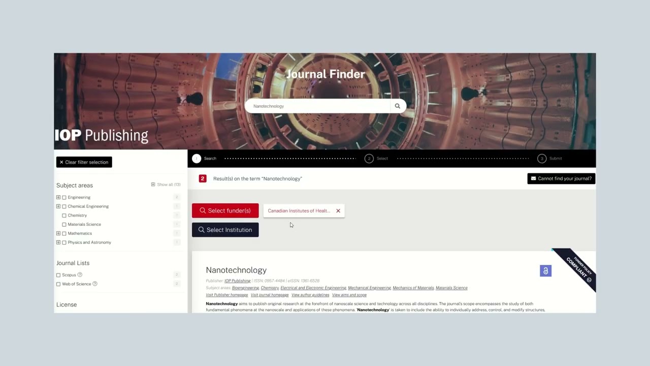 How to use IOPP Journal Finder - YouTube