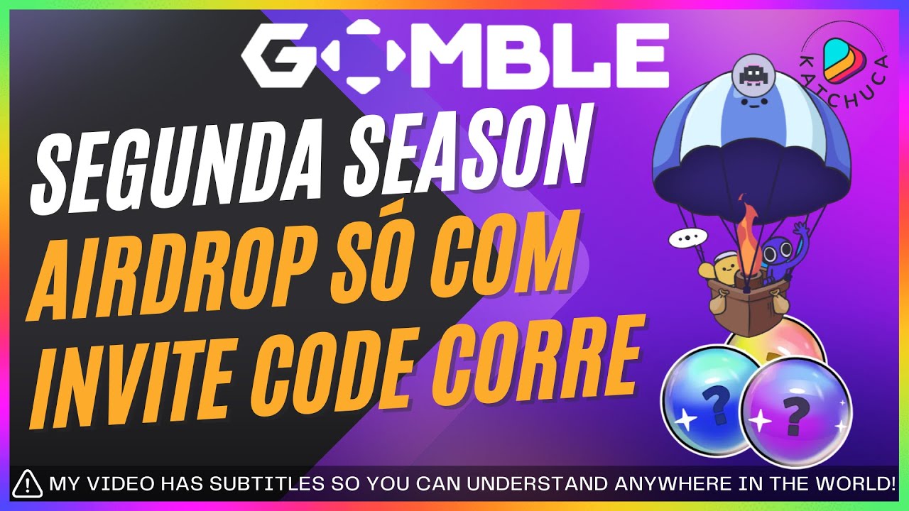 Airdrop da GOMBLE começa a Segunda Season e Vamos usar as Mystery ...