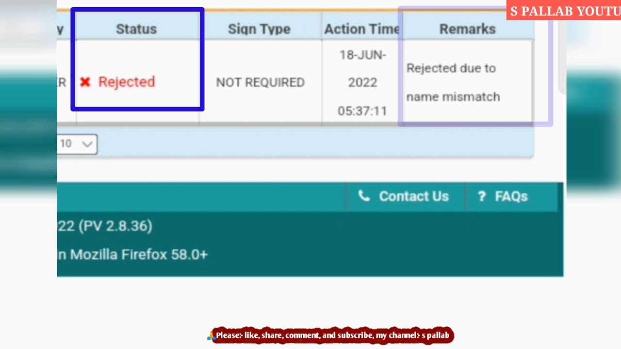 how to pf bank kyc rejected due to name mismatch#s_pallab - YouTube
