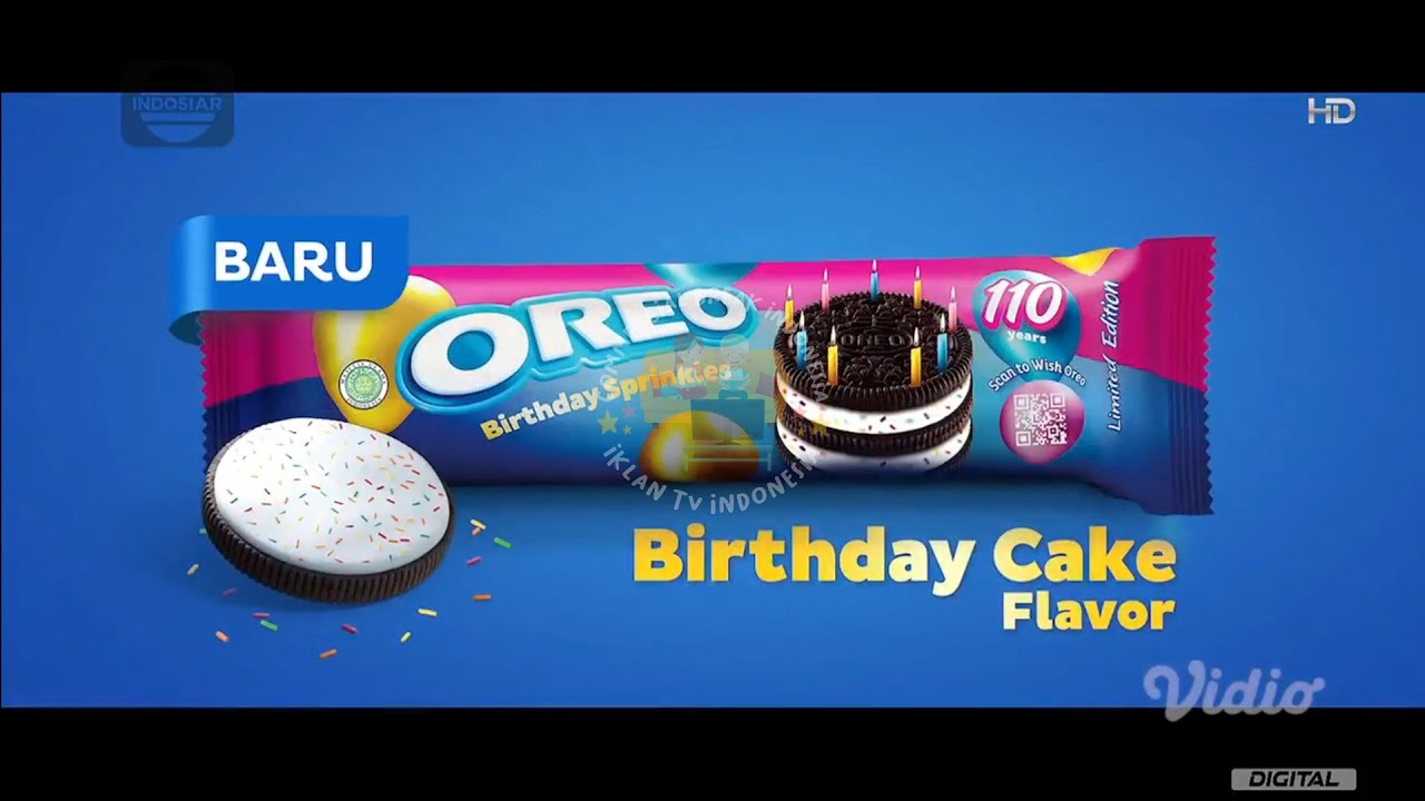 IKLAN OREO BIRTHDAY CAKE FLAVOR • 15s (2022) - YouTube
