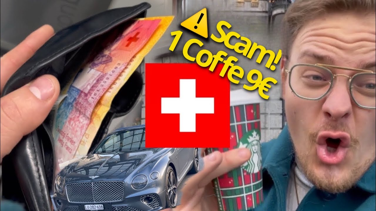 🇨🇭 SCAMMED IN LUCERNE? 1 STARBUCKS COFFEE 9€ 😱! Looking for work in #Switzerland - YouTube