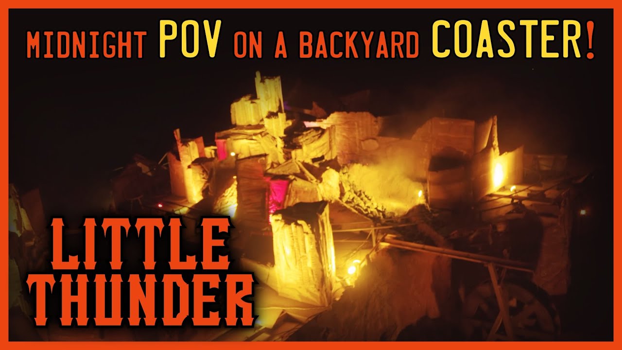 Midnight POV on Little Thunder Coaster | LITTLE THUNDER - YouTube