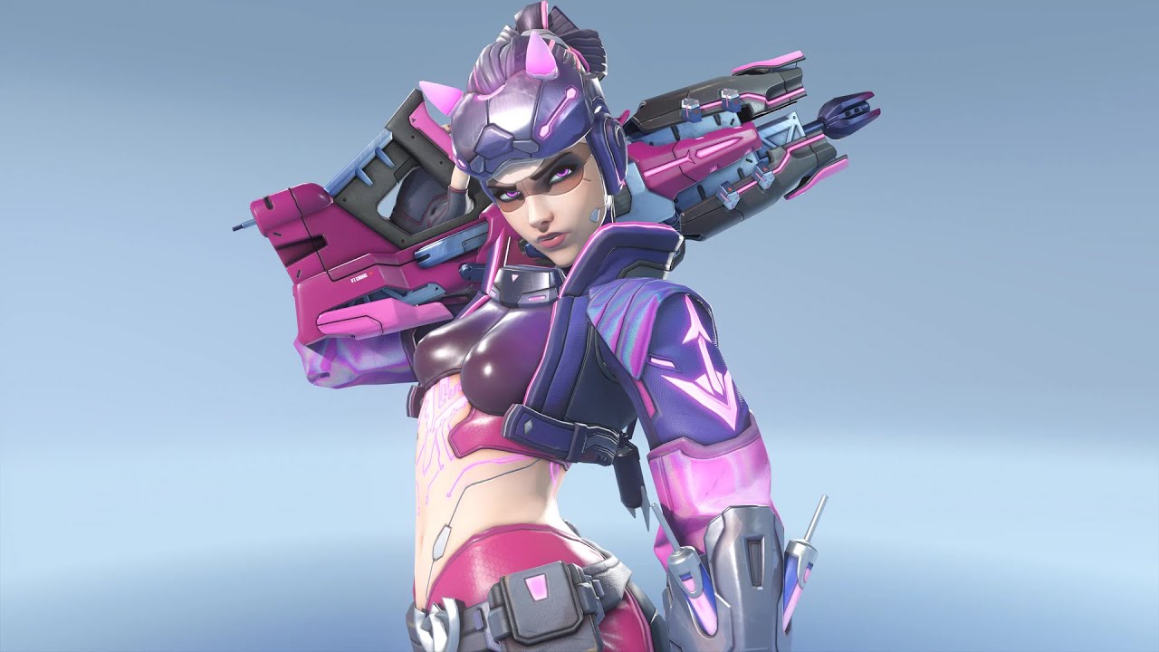 Widowmaker - 3K With New Cyber Fiend SKIN! - YouTube