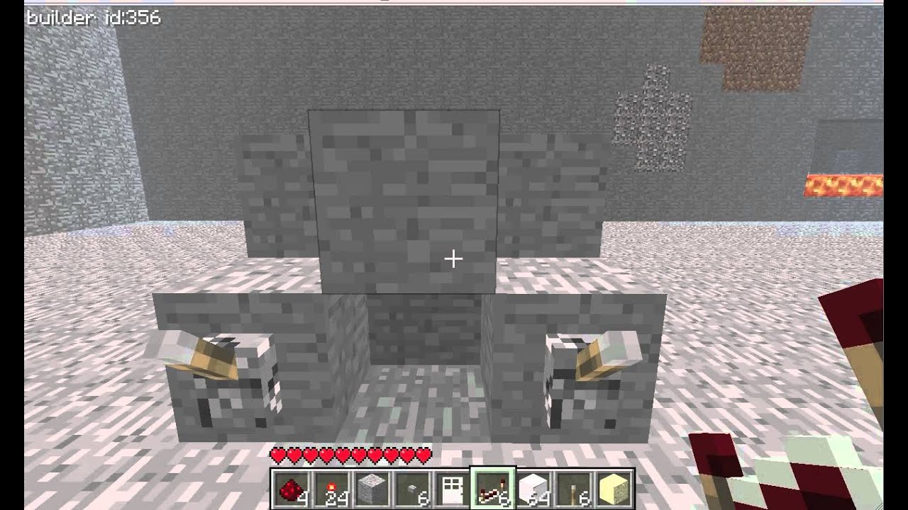 Minecraft Set and reset switch With and gate - YouTube