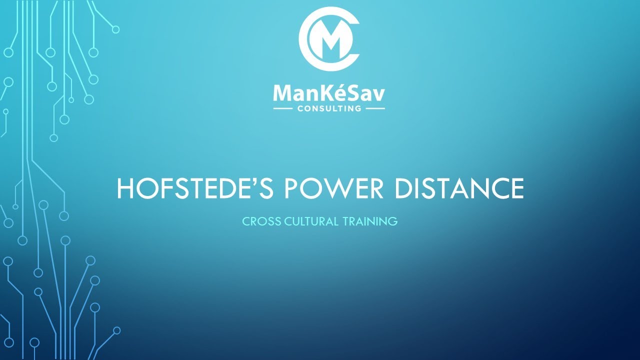 Six Dimensions 1 - Power Distance - Geert Hofstede - YouTube