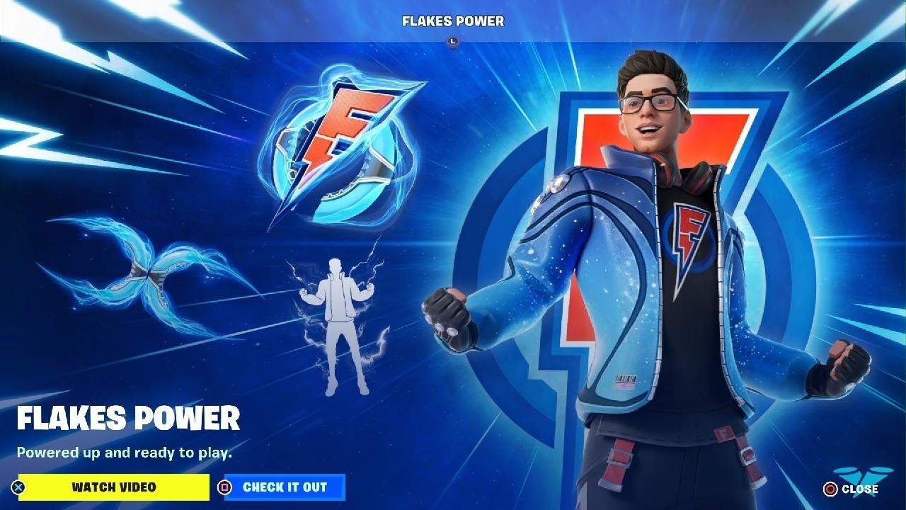 Fortnite_ FLAKES POWER SET February 25th 2023 - YouTube