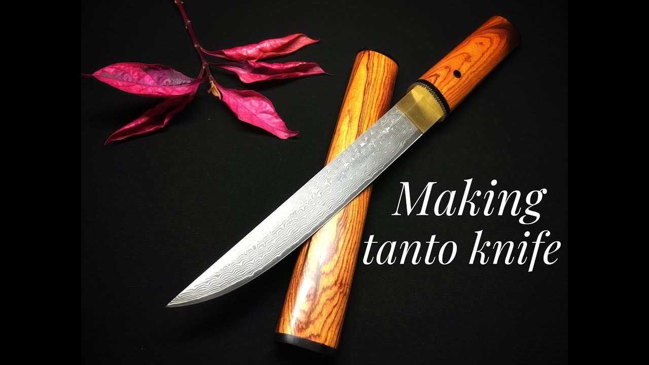 Knife Making Making Tanto Knife Damascus Stainless Steel Vg10 YouTube Knife Making Making Tanto Knife Damascus Stainless Steel Vg10 YouTube