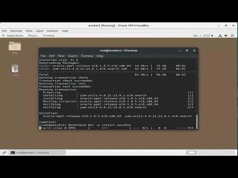 Install/ Configure Ansible on Oracle Linux 8. - YouTube