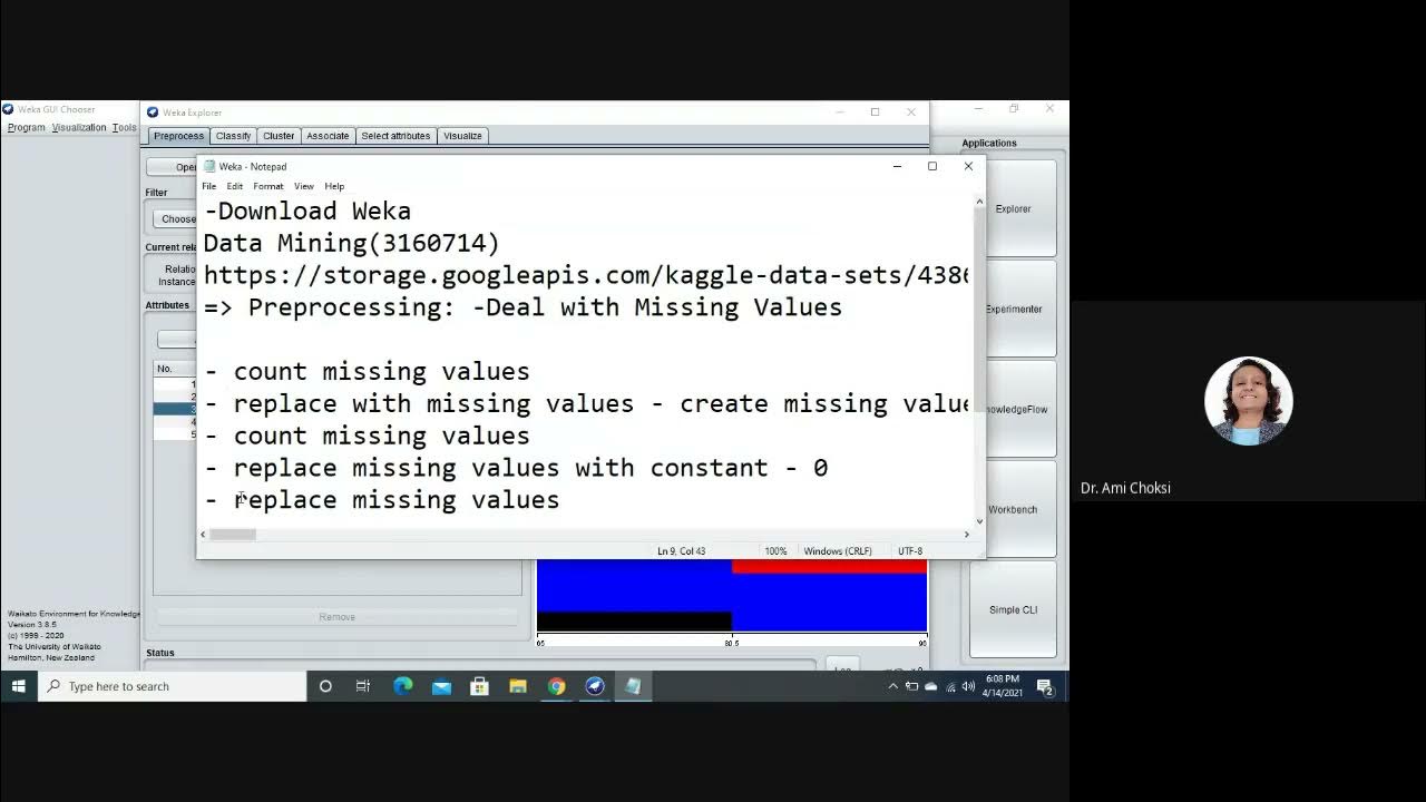 preprocessing - missing Values with Weka - YouTube
