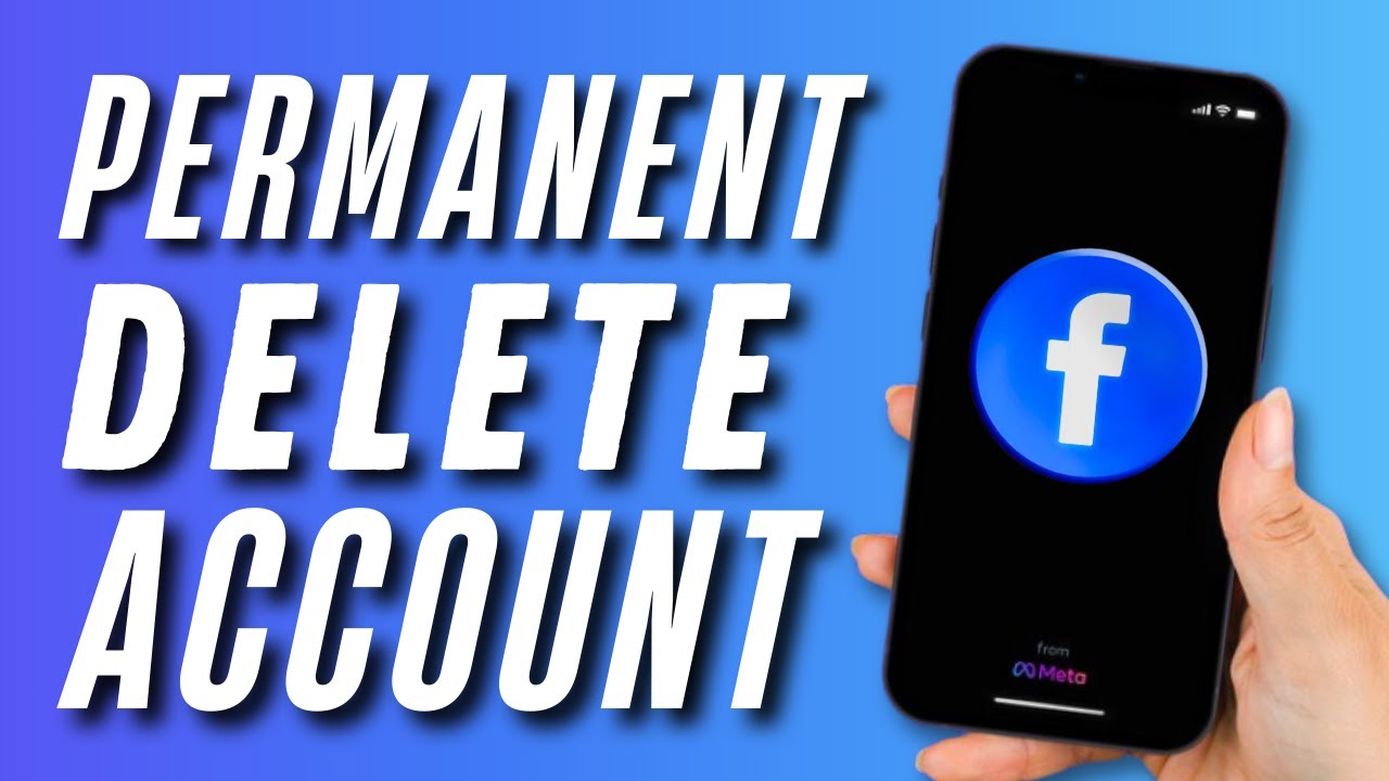 How To Delete Facebook Account Permanently in Android Phone - YouTube