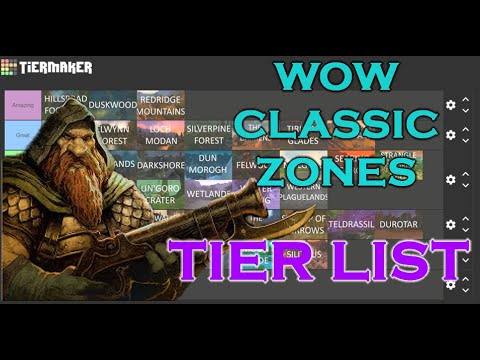 Classic WoW zones tier list - YouTube