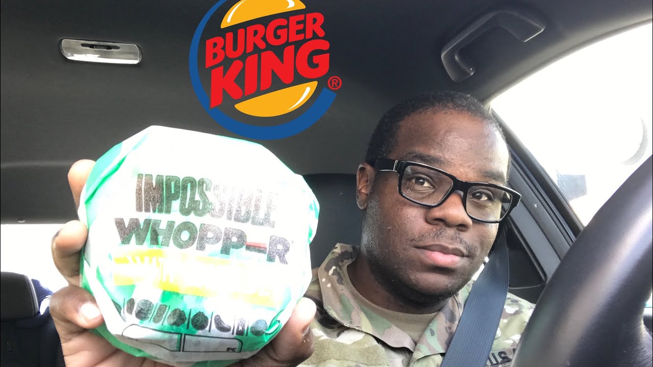 BURGER KING HAS A BURGER WITH NO MEAT!!! | IMPOSSIBLE WHOPPER TASTE ...