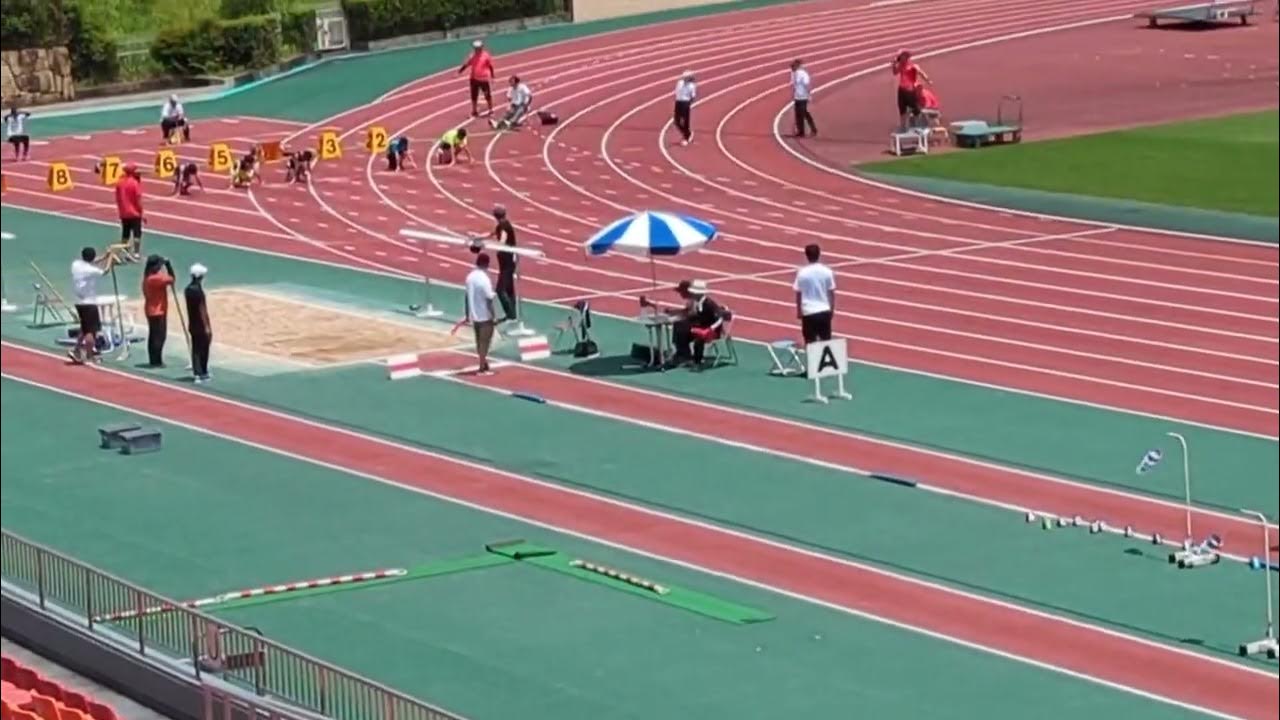 2024日清カップ京都府大会100M予選 - YouTube
