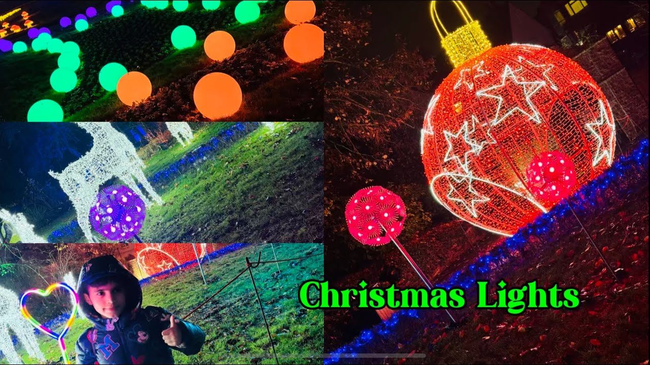 2024 Christmas Lights At Guildford Castle 🏰 Surrey UK 🇬🇧 - YouTube