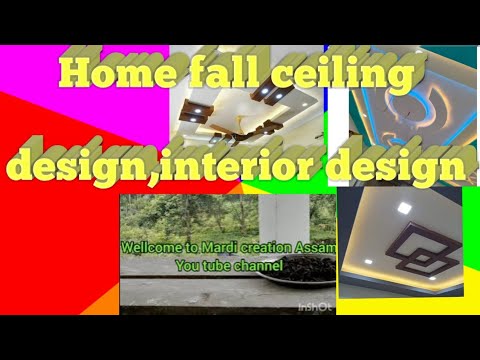 Home designs,fall ceilling work,all types of interior work - YouTube