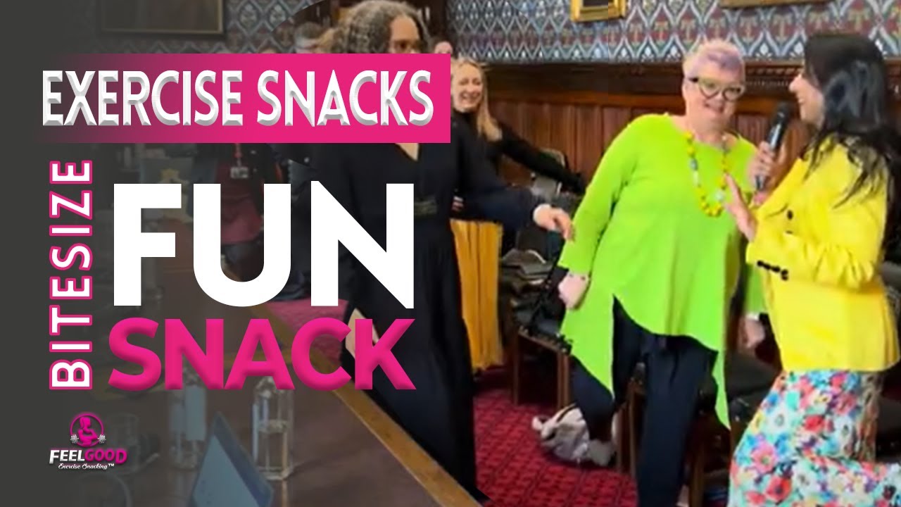 1m Exercise Snack in Parliament | Strength, Cardio & Stretch! - YouTube