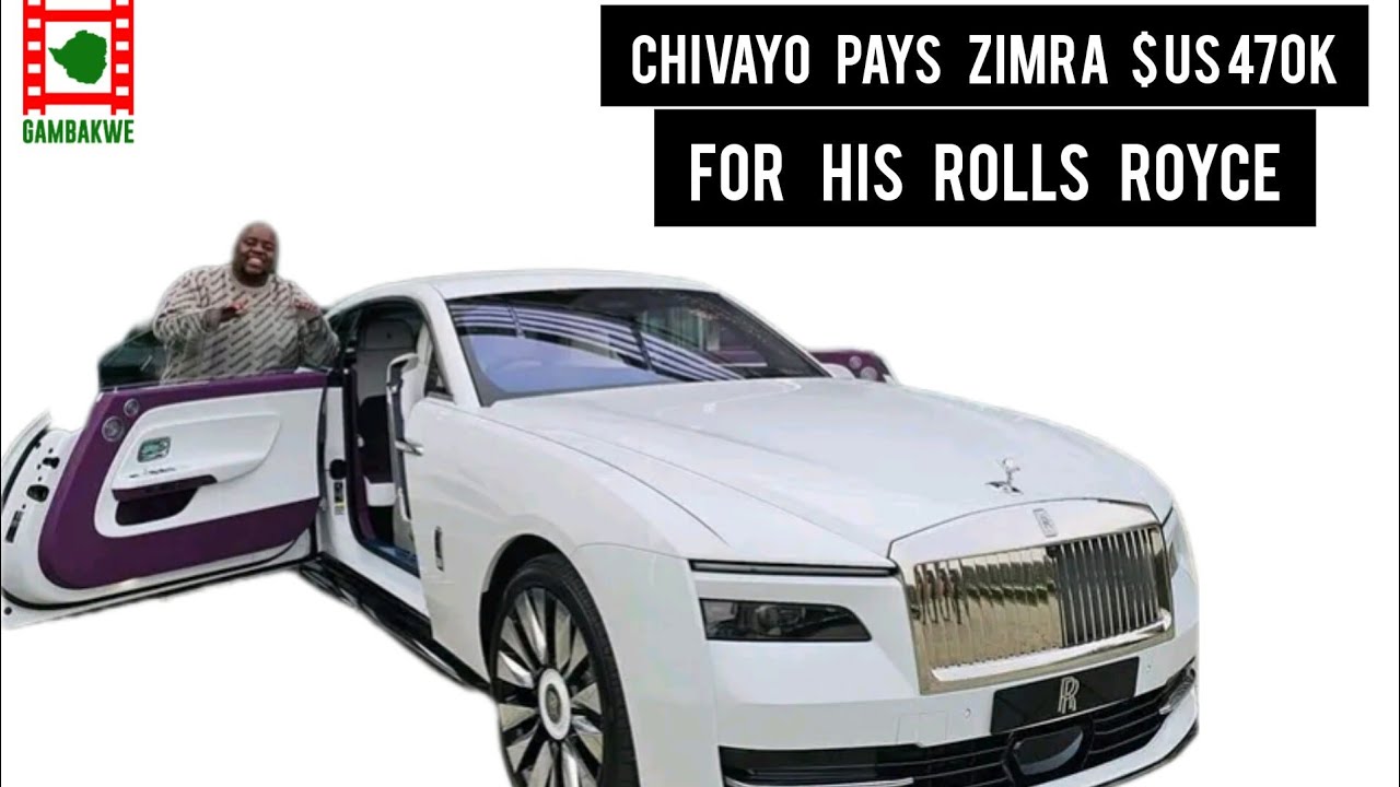 Chivayo Pays US $470k To Zimra For His Rolls Royce Spectre. - YouTube