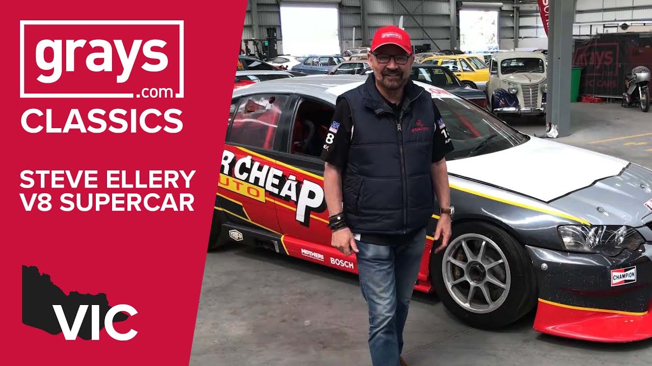 Steve Ellery's V8 Supercar is right up John Bowe's alley - VIC - YouTube