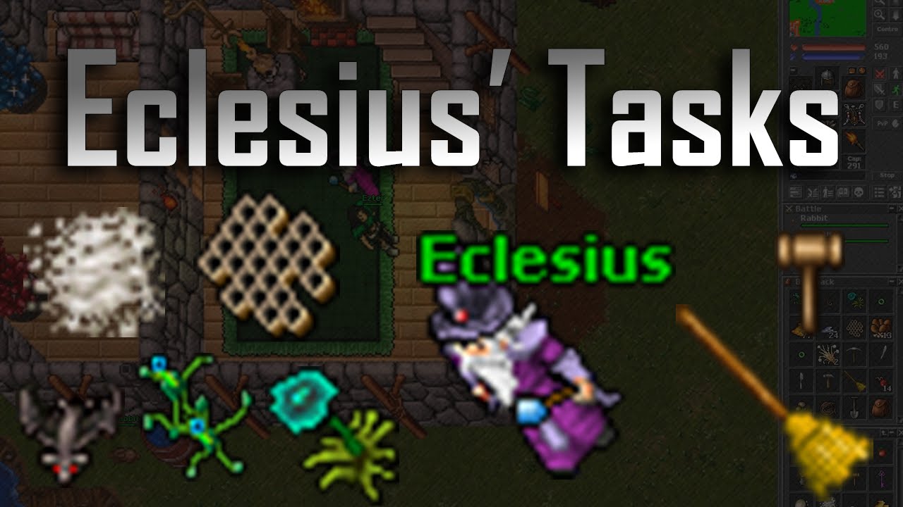 Tibia - Tasks diárias do Eclesius - YouTube