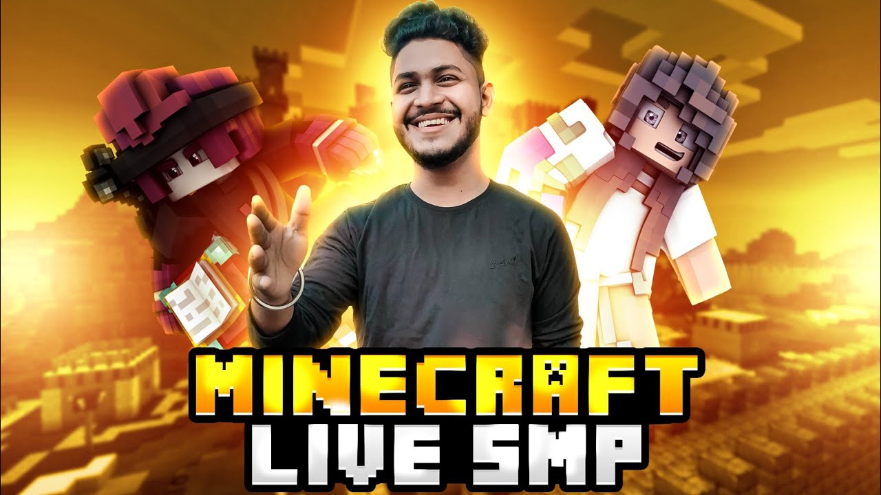 MINECRAFT LIVE | Minecraft SMP Live Stream India | Cracked Public SMP ...