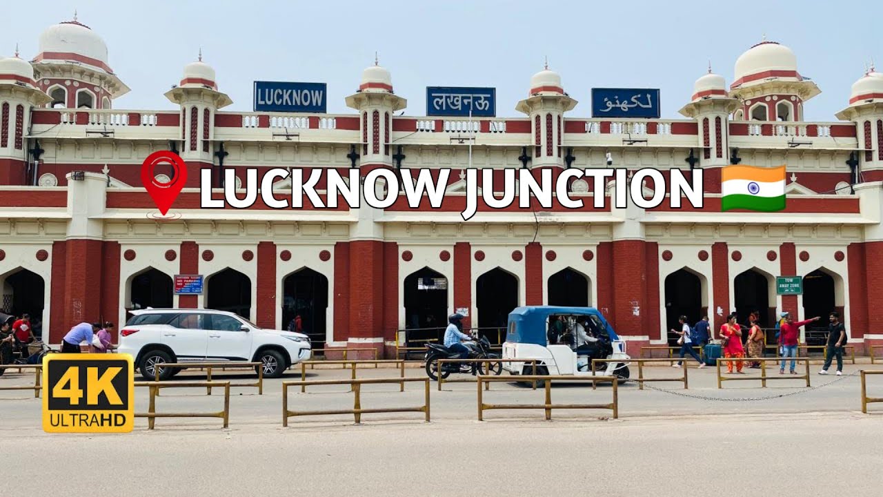 4K Walking Tour Lucknow Railway Junction City 2024 || Lucknow, Uttar ...