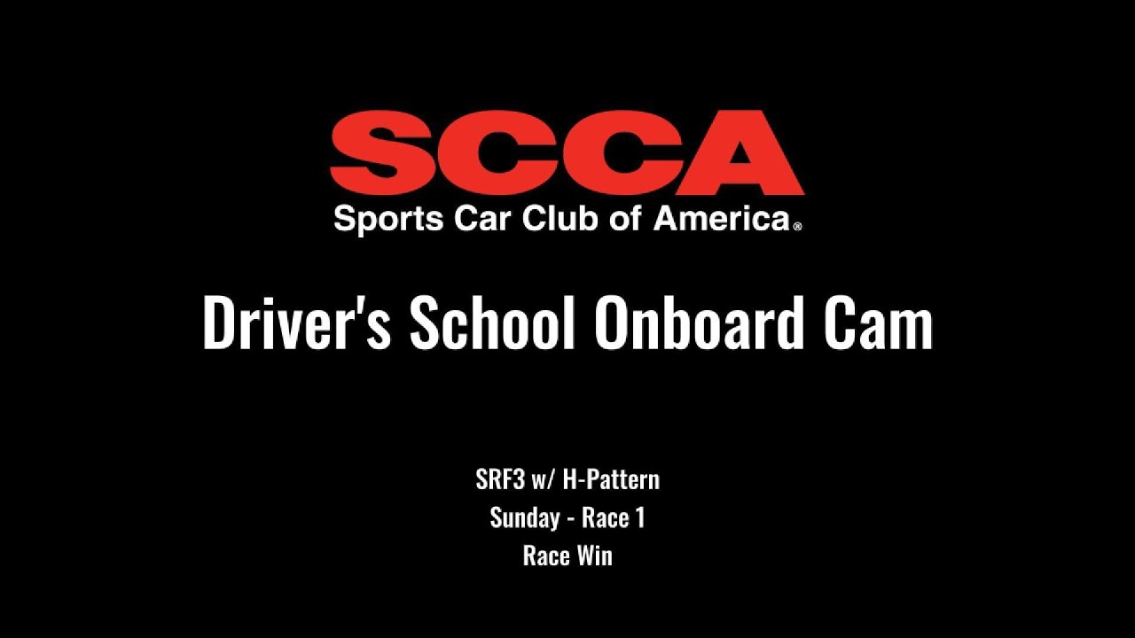 SCCA Driver's School - Race 1 - YouTube