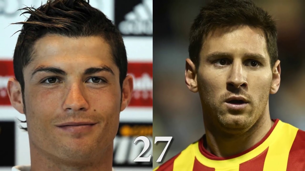 cristiano ronaldo vs lionel messi transformations physiques 2020 - YouTube