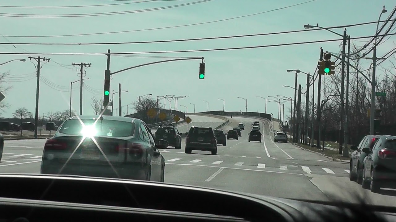DRIVING ON THE JOSEPH P ADDABBO BRIDGE - YouTube