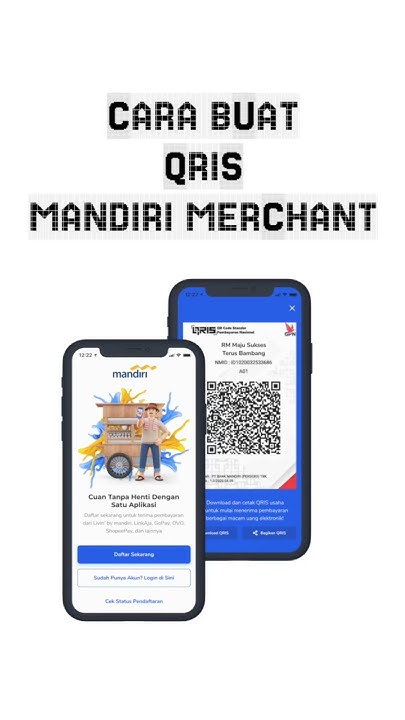 Cara Membuat QRIS Bank Mandiri Via Livin Merchant #qris #mandiri #merchant #bank - YouTube
