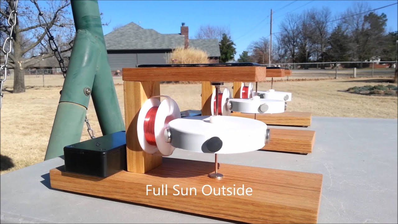 My New Solar Pulse Motor - YouTube