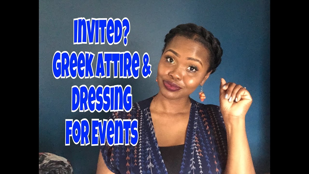 Greek 101: Attire Etiquette at NPHC Greek Events | Tips | DanEBlu - YouTube