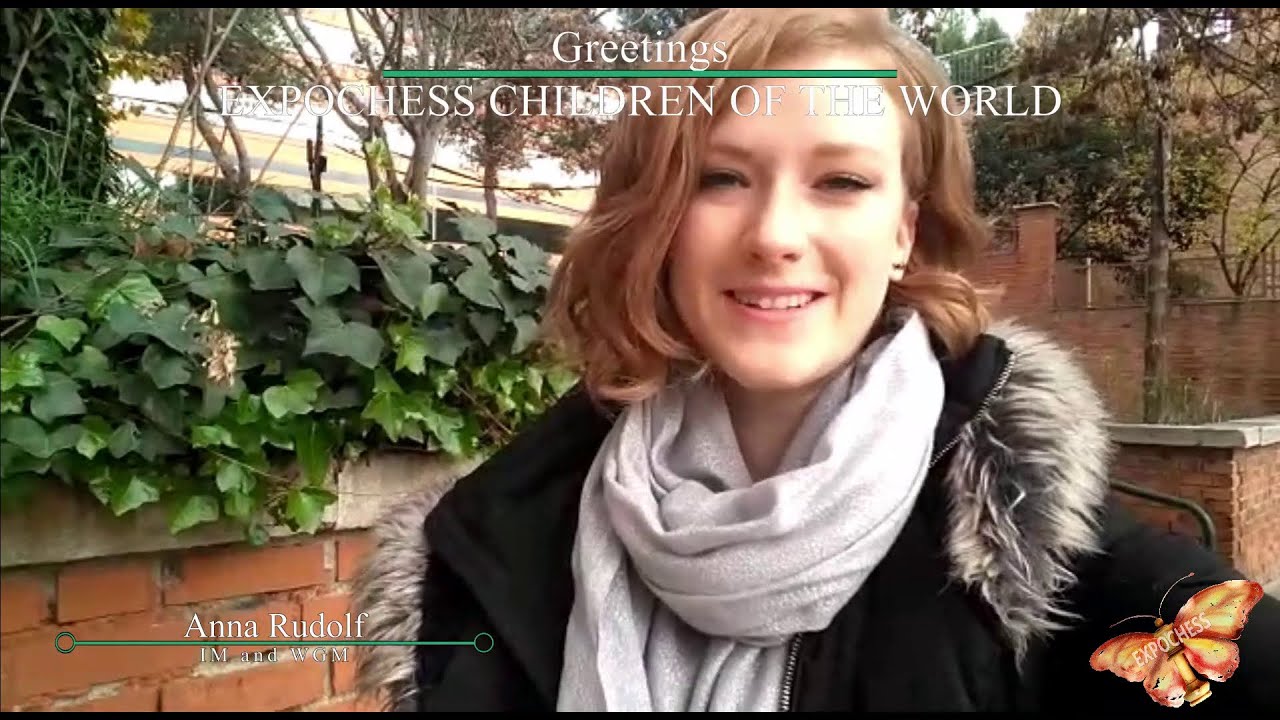 Anna Rudolf sends us a greeting | EXPOCHESS - YouTube