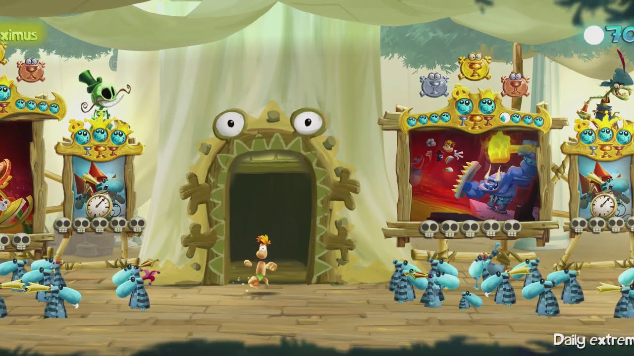 Rayman Legends (Wii U) ALL Story Levels & Back To Origins Levels - YouTube