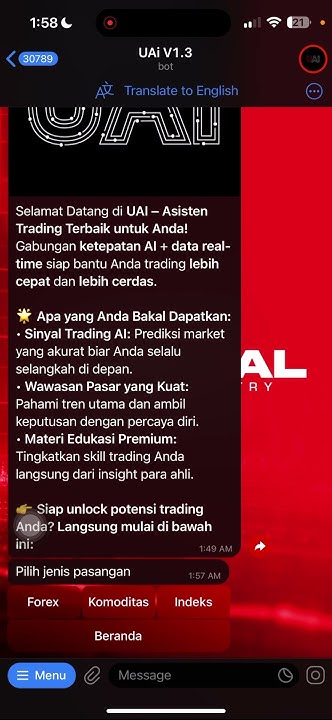 Tutorial Sinyal Bank Entry x UAI - AI Smart Trade - YouTube