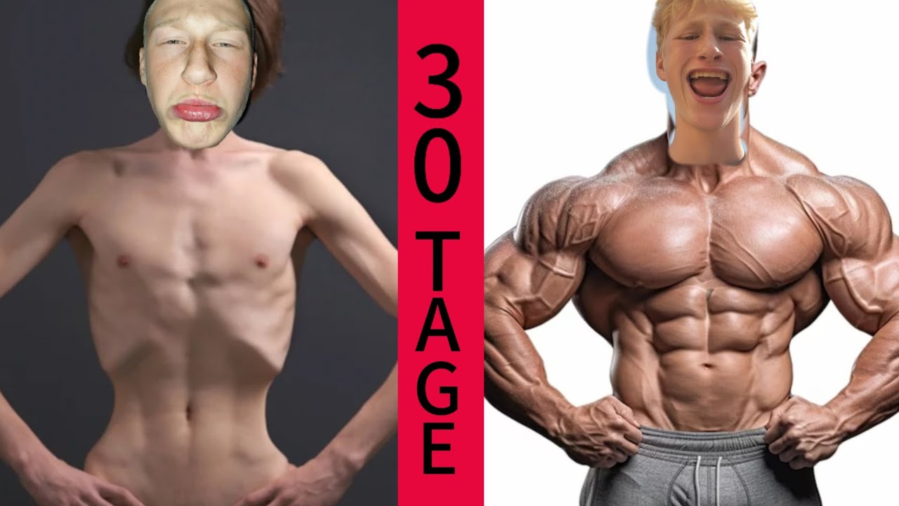 MEINE 30 TAGE TRANSFORMATION!!! (stärker als Marcus rüll) - YouTube