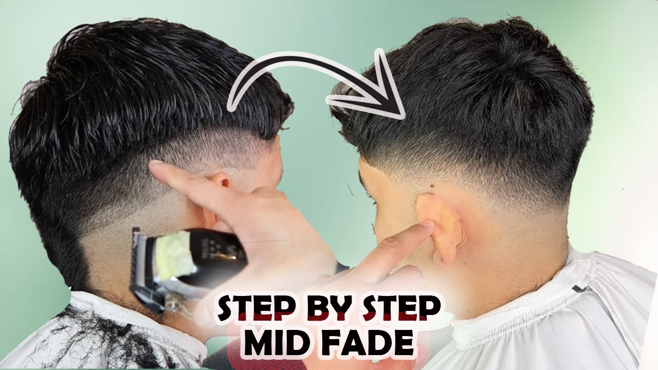 STEP BY STEP MODERN MID-FADE HAIRCUT TRANSFORMATON OF 2024 ️ - YouTube