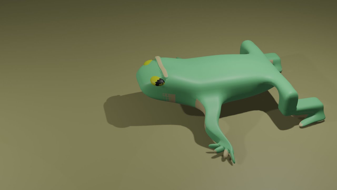 Hop into Creativity: Sculpting a 3D Frog in Blender - Low Polly - YouTube