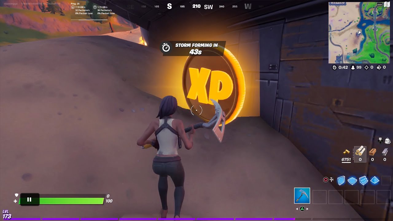 Gold XP Coin Location Week 7 - Fortnite - YouTube