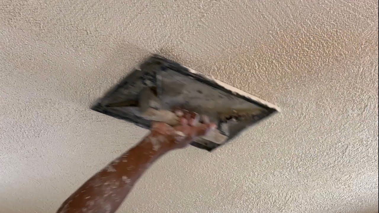 The trowel tex is coming along nicely - YouTube