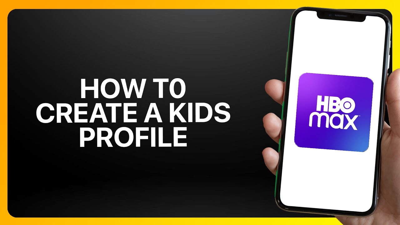 How To Create A Kids Profile In HBO Max App 2025! Tutorial - YouTube