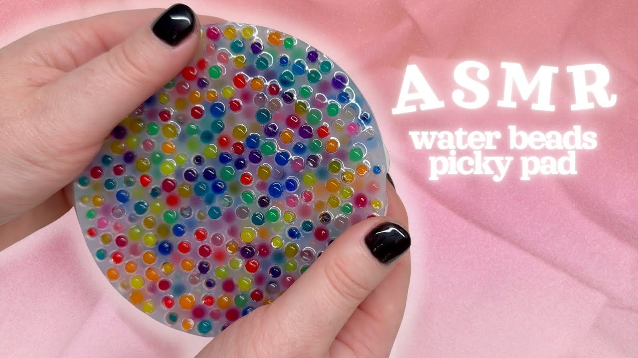 ASMR Water Bead Picky Pad | Obeez Popping, Picking, and Squishing | Oddly Satisfying Relaxation ...