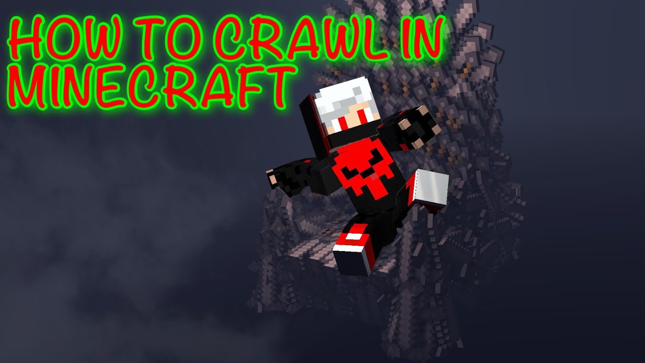 How to crawl in Minecraft - YouTube