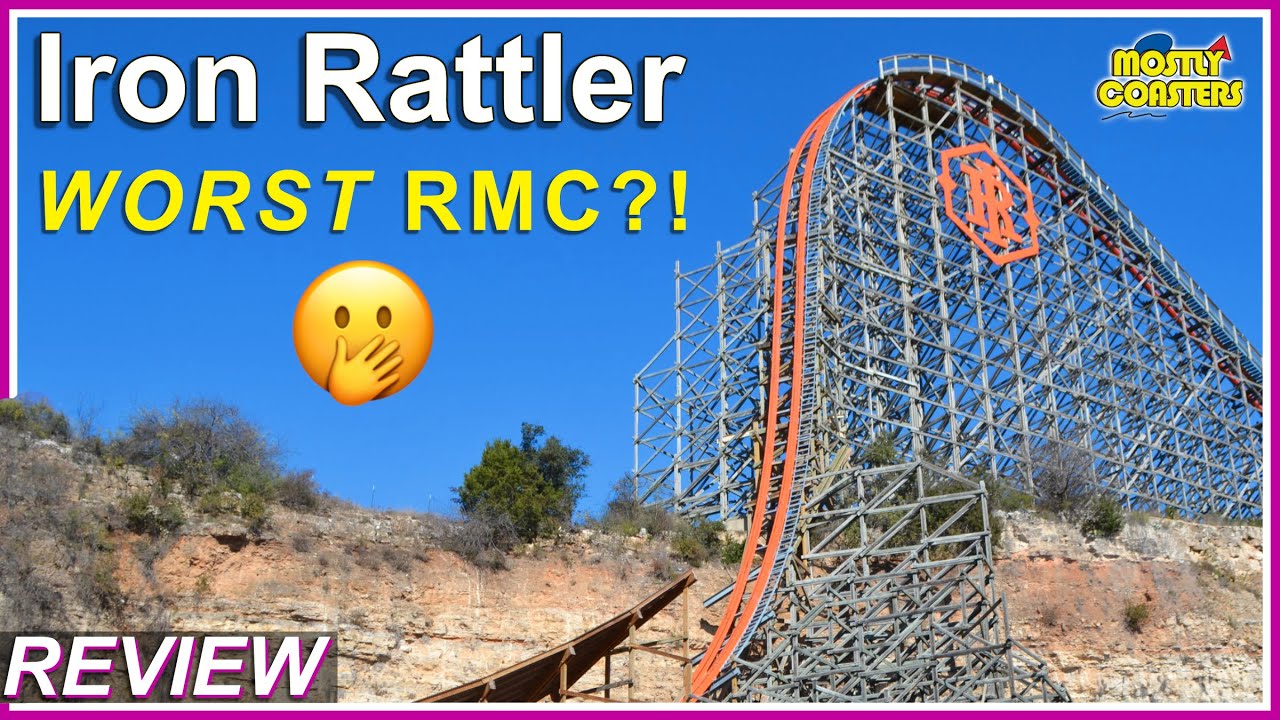 Iron Rattler REVIEW - Worst RMC?! (not clickbait) [kinda] - Six Flags ...