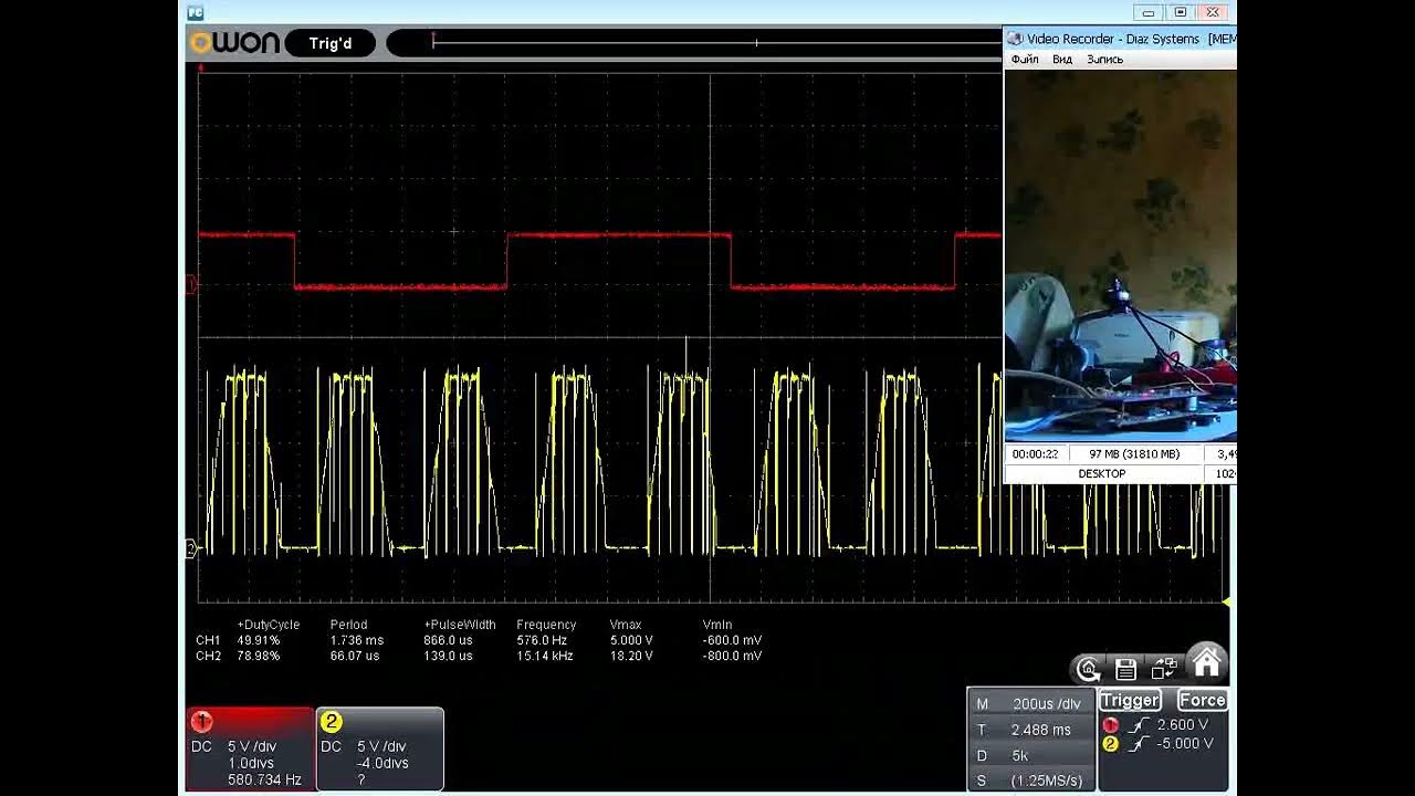 22400 RPM на контроллере на ATMega168/20MHz для BLDC/SENSORLESS - YouTube