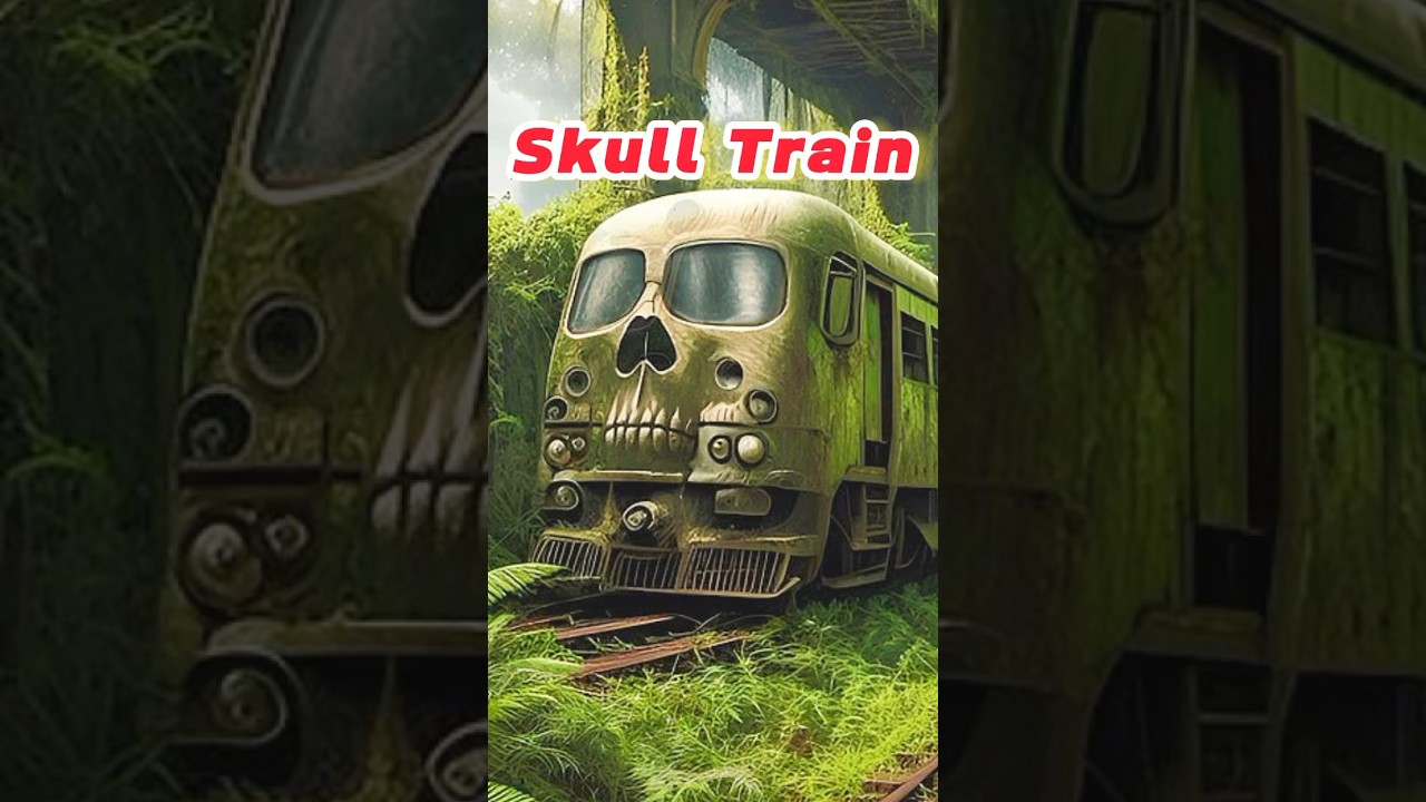 AI Stable Diffusion | Travel Discovery | Skull Train #shorts #viral # ...