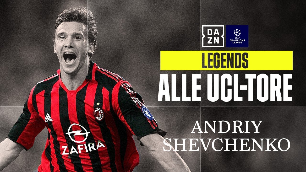 Mit Milan an die Spitze: Andriy Shevchenko | Alle Tore | UCL-Legends ...