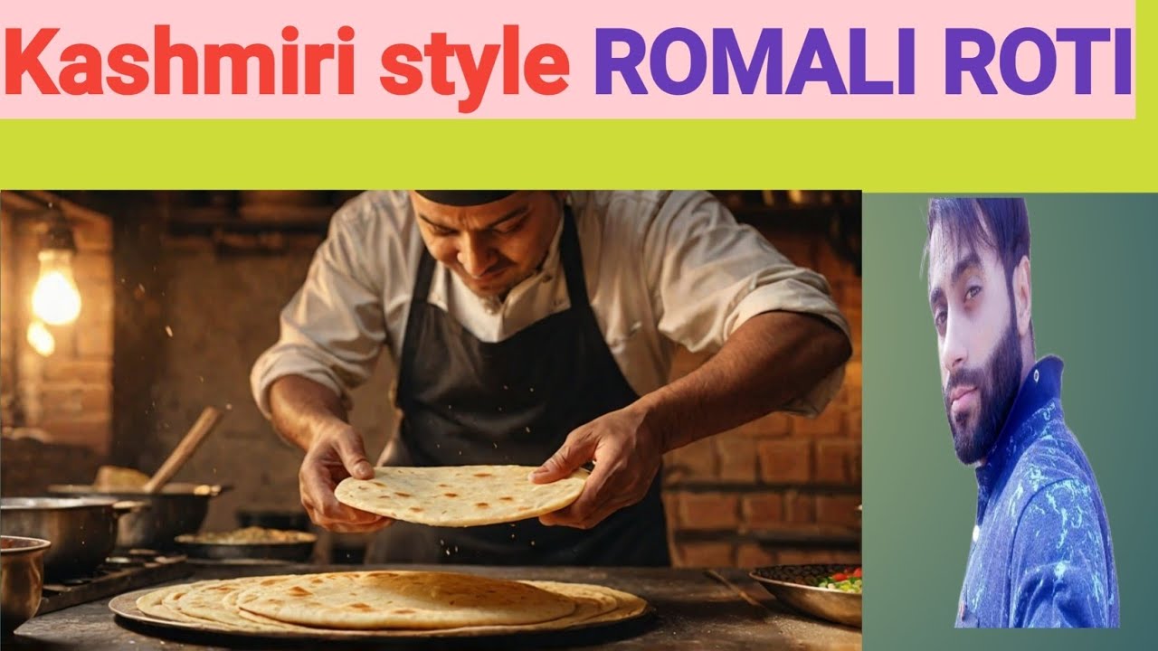 Make Delicious KASHMIRI Romali Roti at Home!(@Recpieswithwani - YouTube