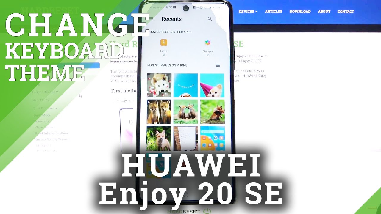 How to Change Keyboard Theme on HUAWEI Enjoy 20 SE – Personalize ...