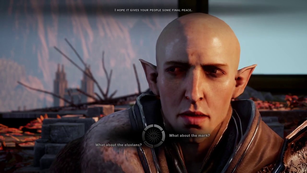 Dragon Age Inquisition Redeeming Solas (SPOILERS!) - YouTube
