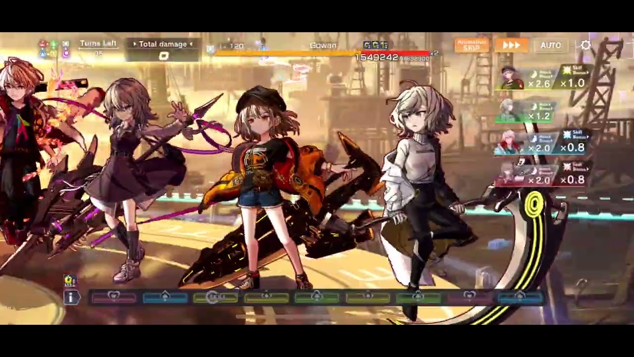 500k+ DMG Team Hunt LVL 5 Hard Boss Gowan | Alice Fiction - YouTube